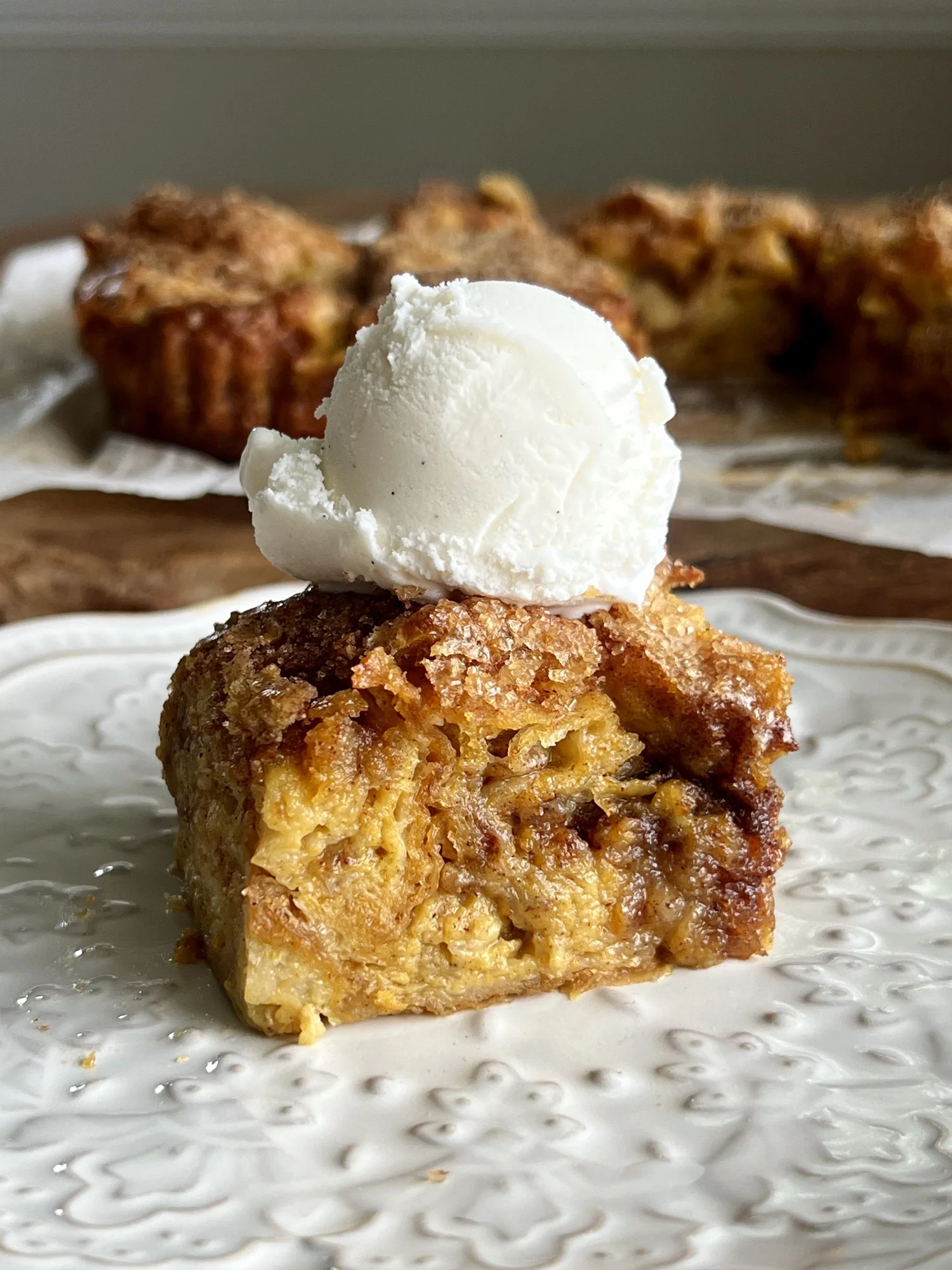 Pumpkin Churro Croissant Bread Pudding — Well Made by Kiley