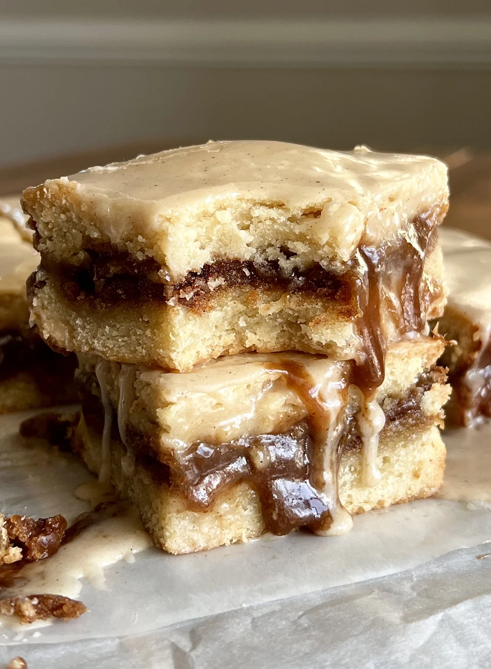 Salted Caramel Brown Sugar Cinnamon Sourdough Pop Tart Bars — Well Made ...