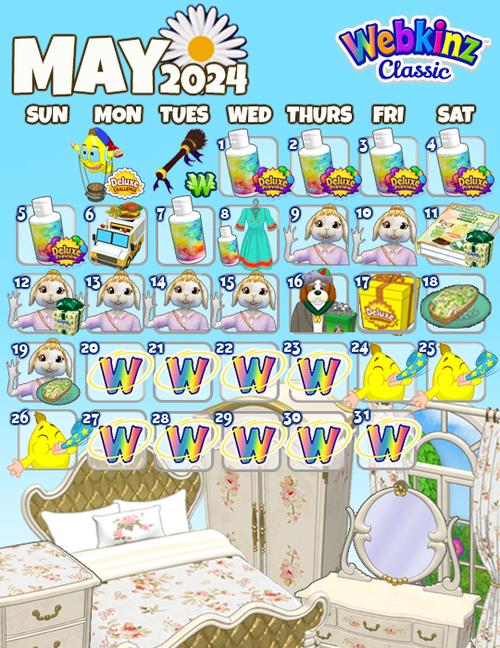 May Calendars — Webkinz Blog (Previously Gymbo's Webkinz Blog)