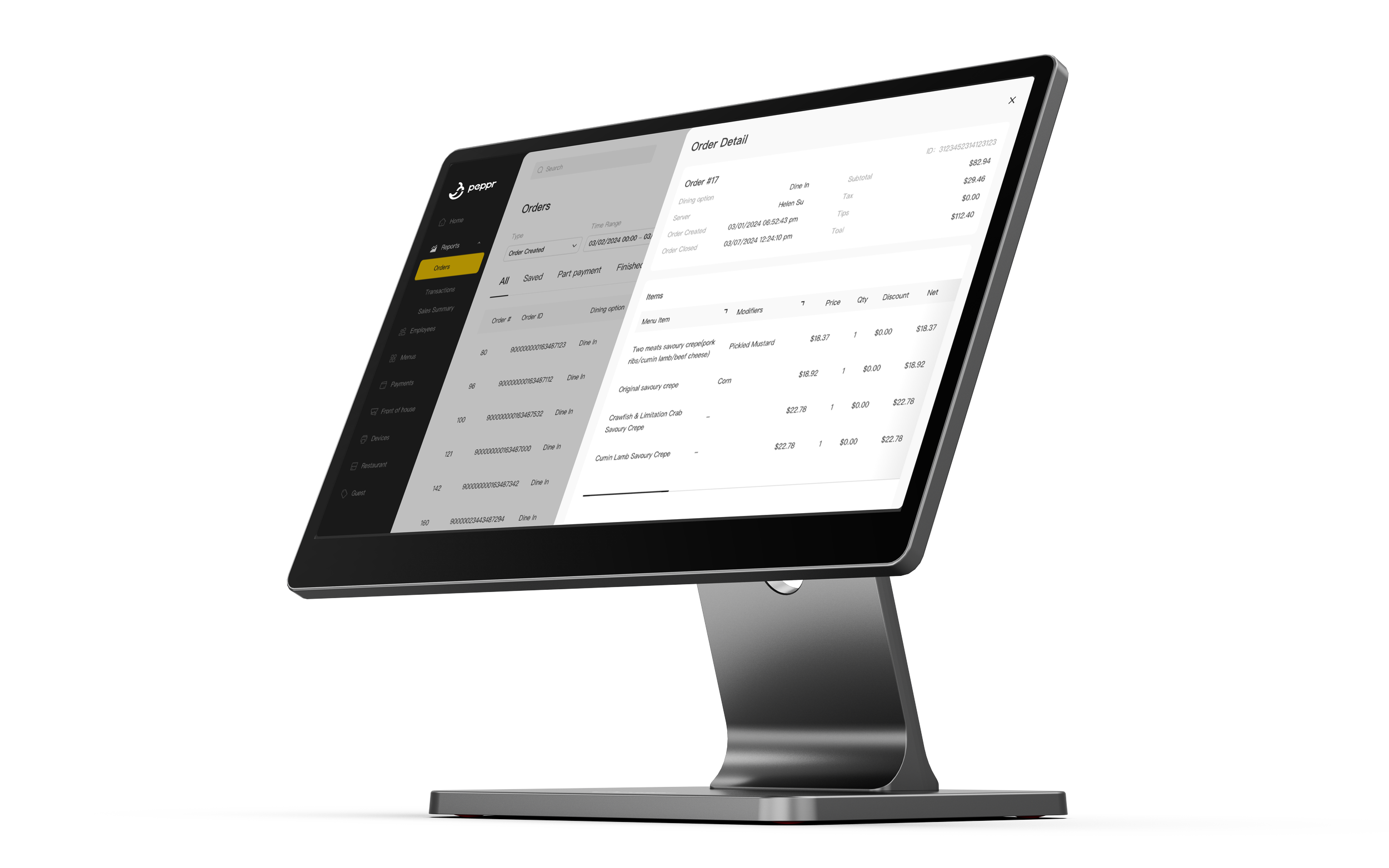 Peppr - Restaurant POS & Software