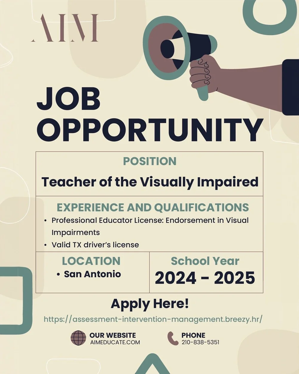 Careers — AIM Educate