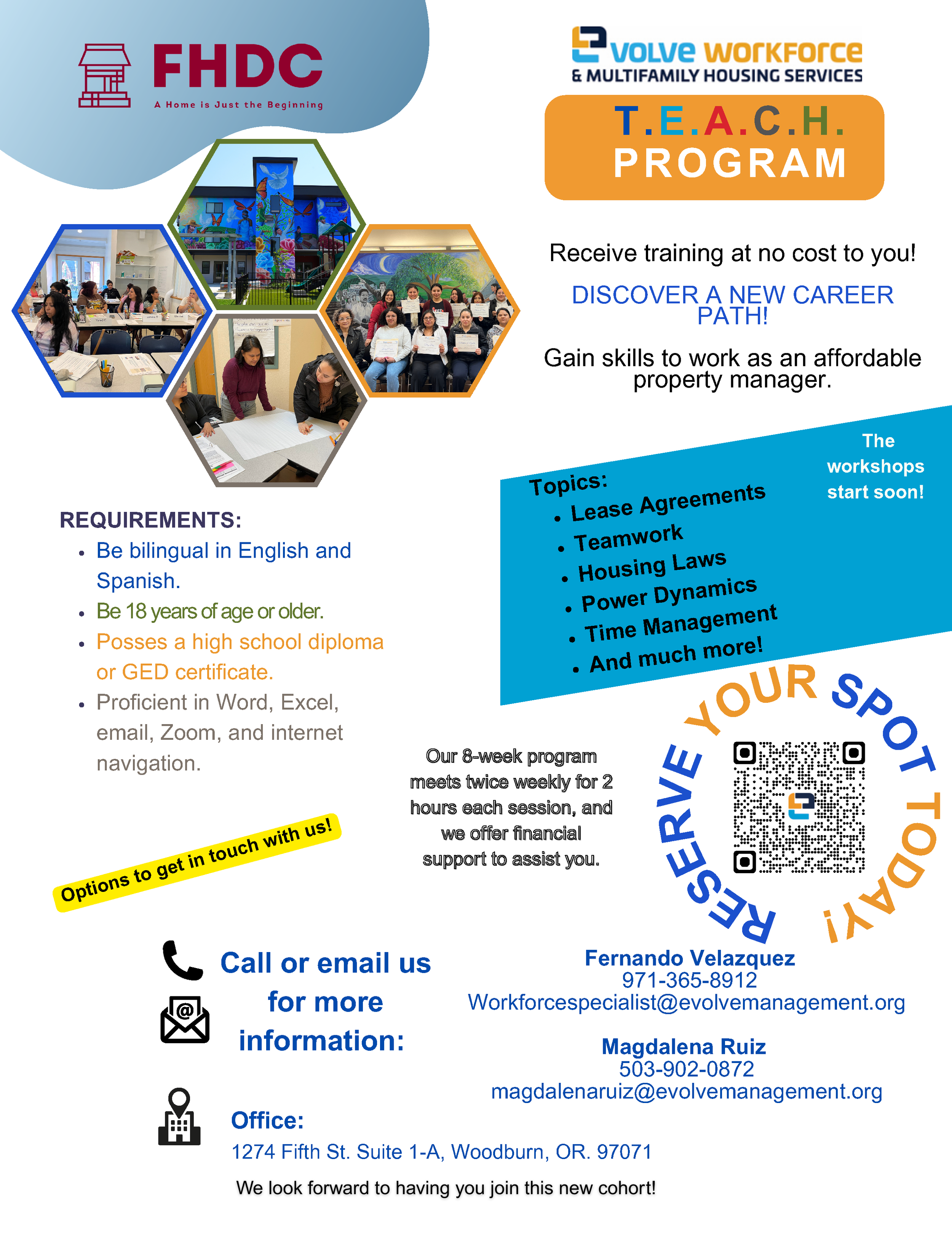 T.E.A.C.H. Program To Launch New Cohort — Evolve Workforce ...
