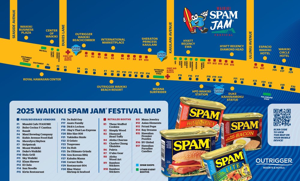 Festival Map — Waikiki Spam Jam