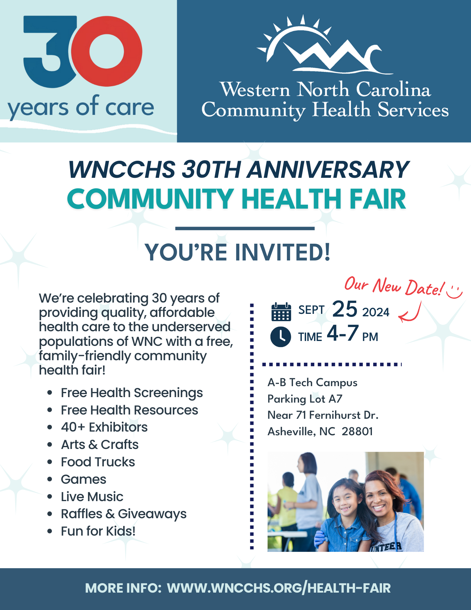 WNCCHS 30th Anniversary Community Health Fair — Western North Carolina ...