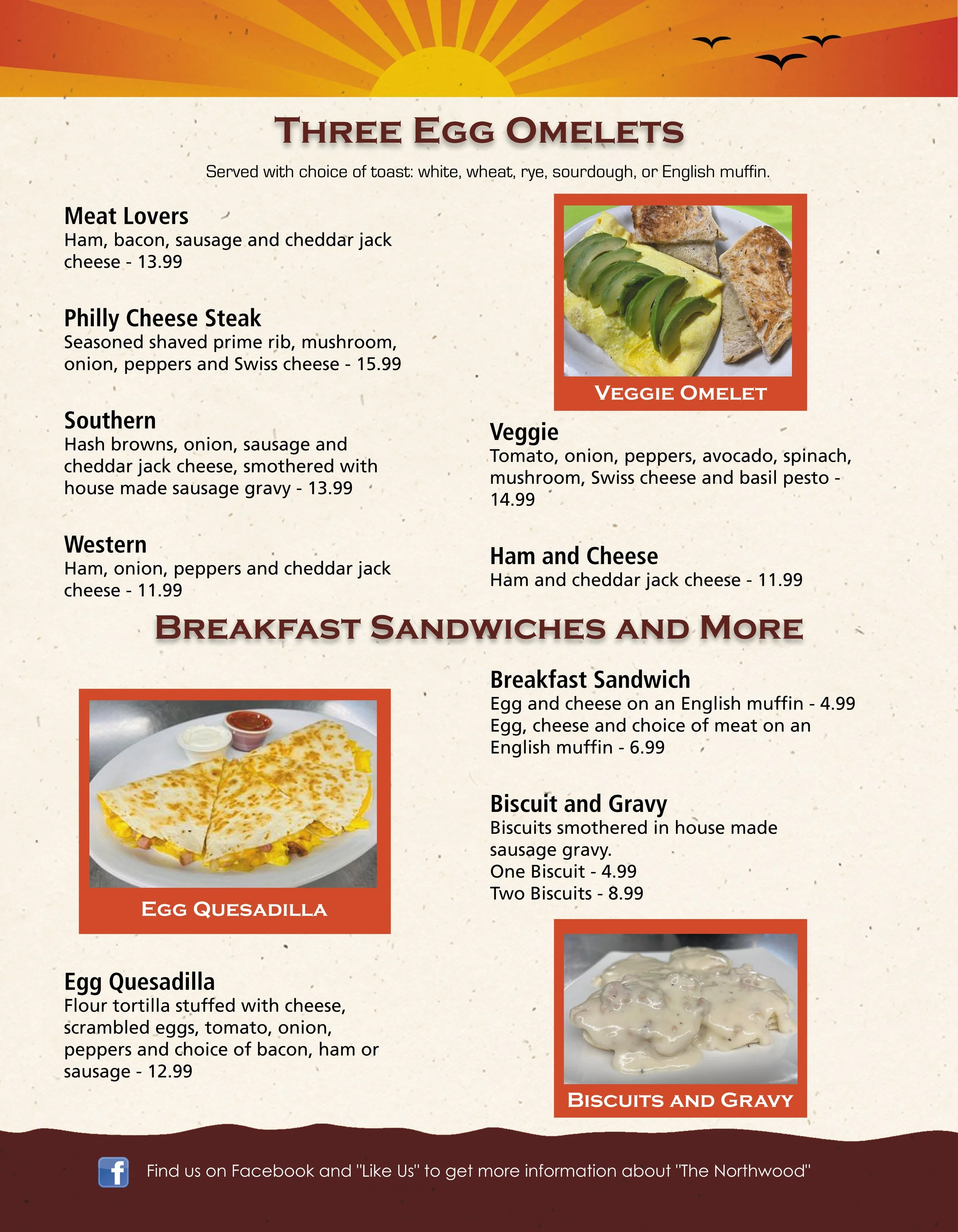 Menus | Explore Delicious Options — The Northwood Restaurant & Bar