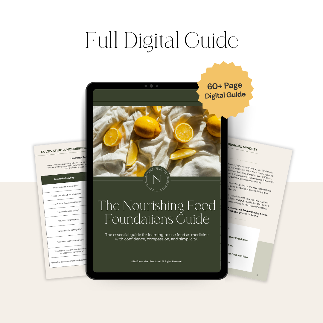 Nourishing Food Foundation Guide