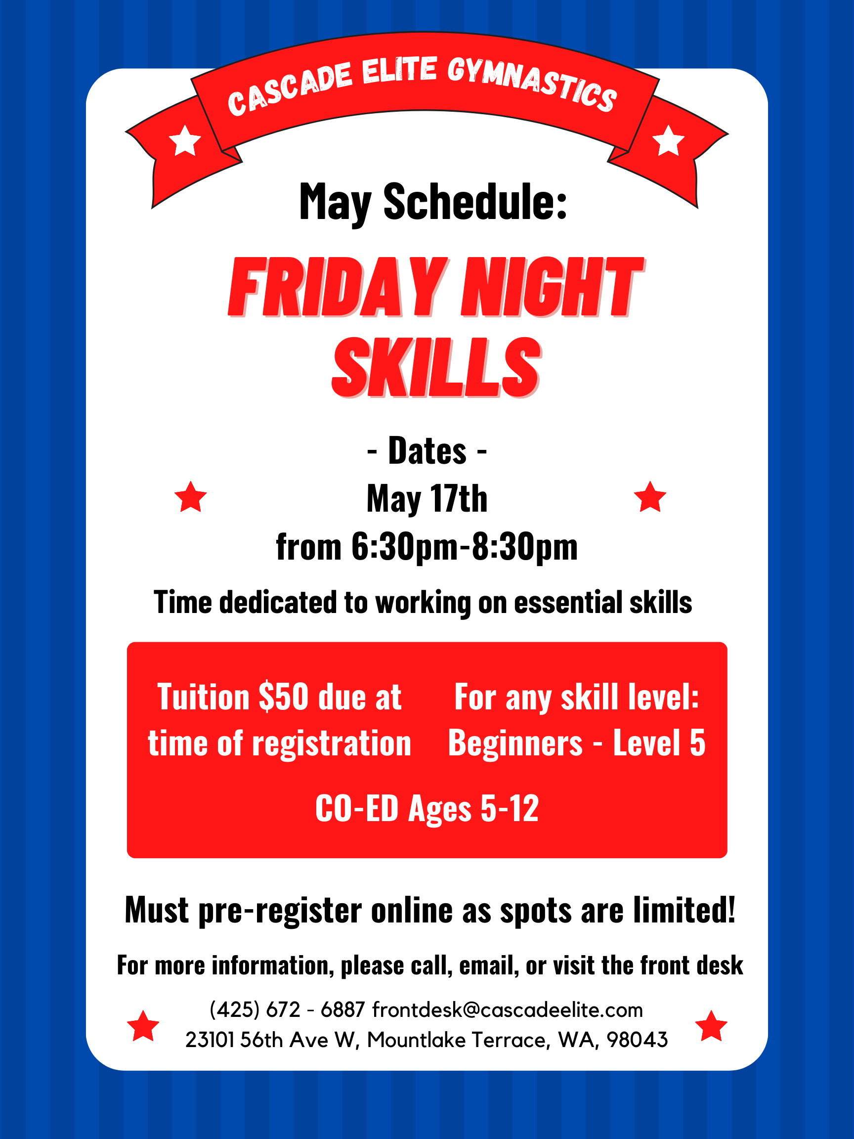 Classes — Cascade Elite Gymnastics