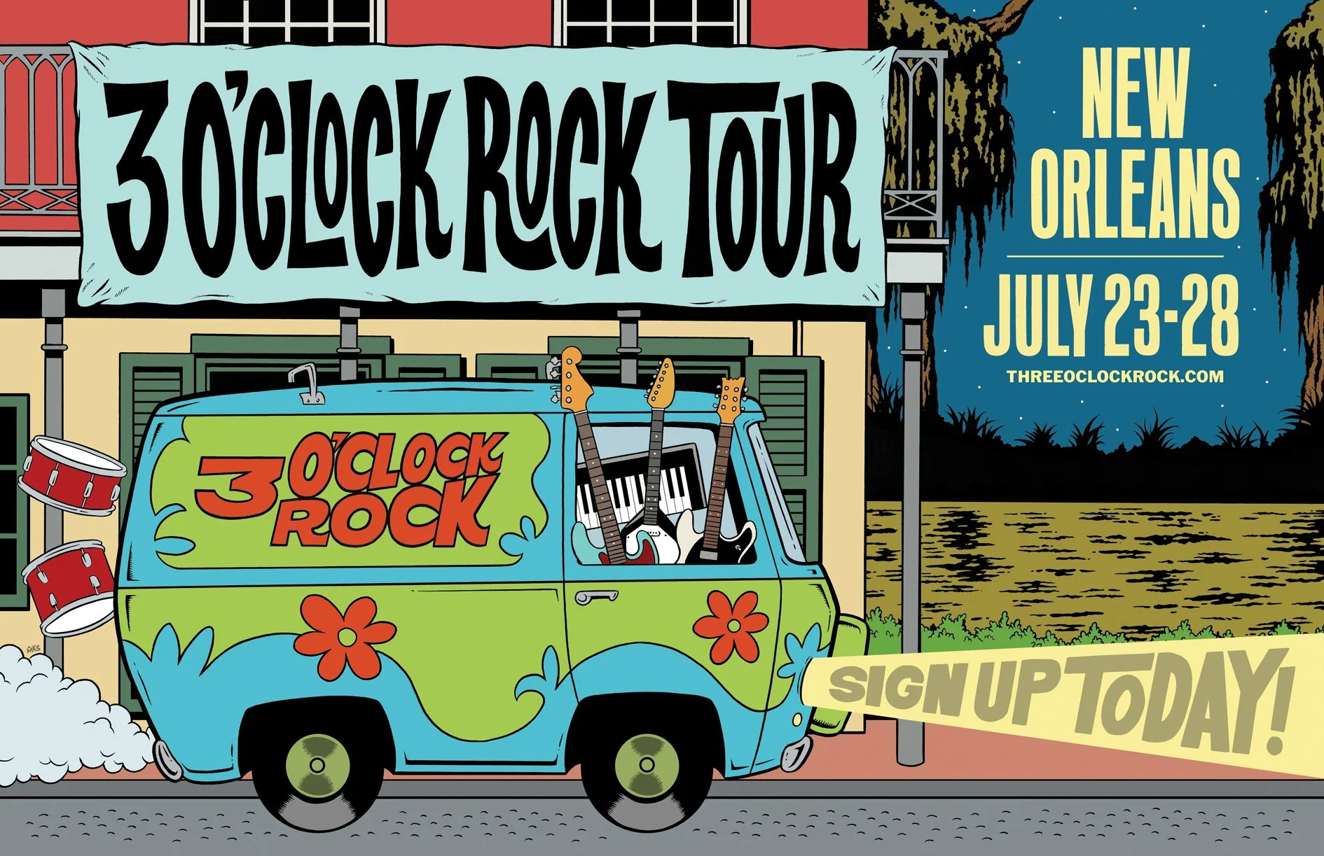 Tour — 3 O'Clock Rock