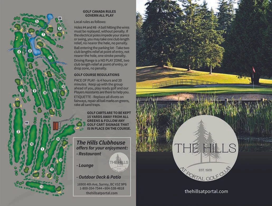 Score Card — The Hills at Portal Golf Club