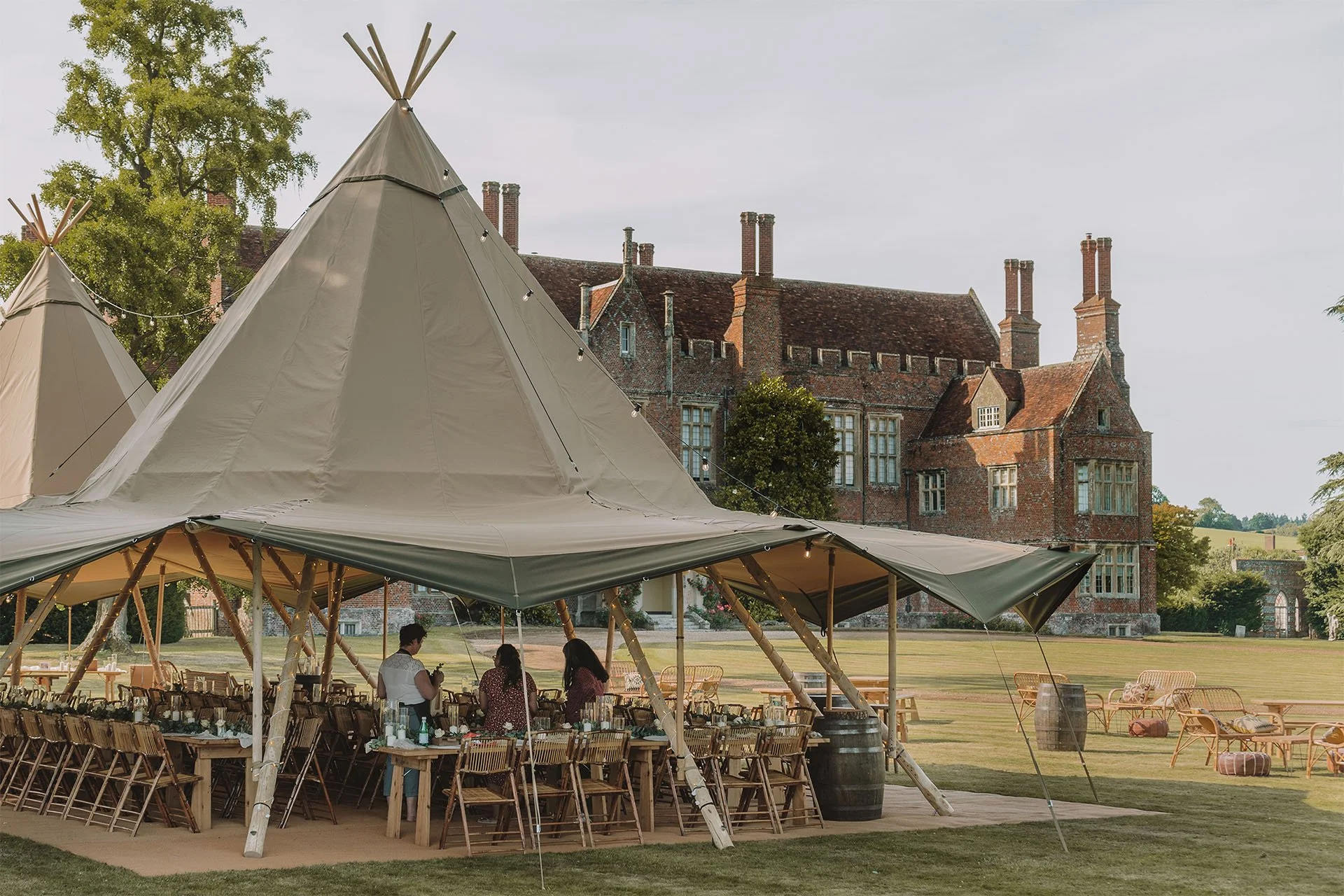 Tipis at Mapledurham