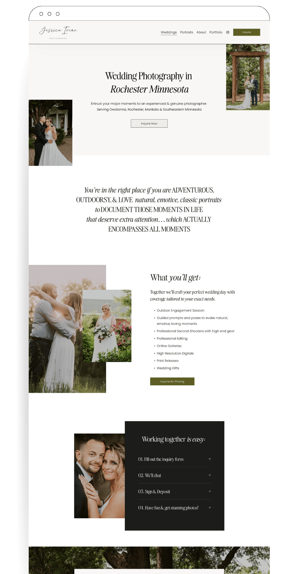 Jessica Irene Website — Magdalene Design Co.
