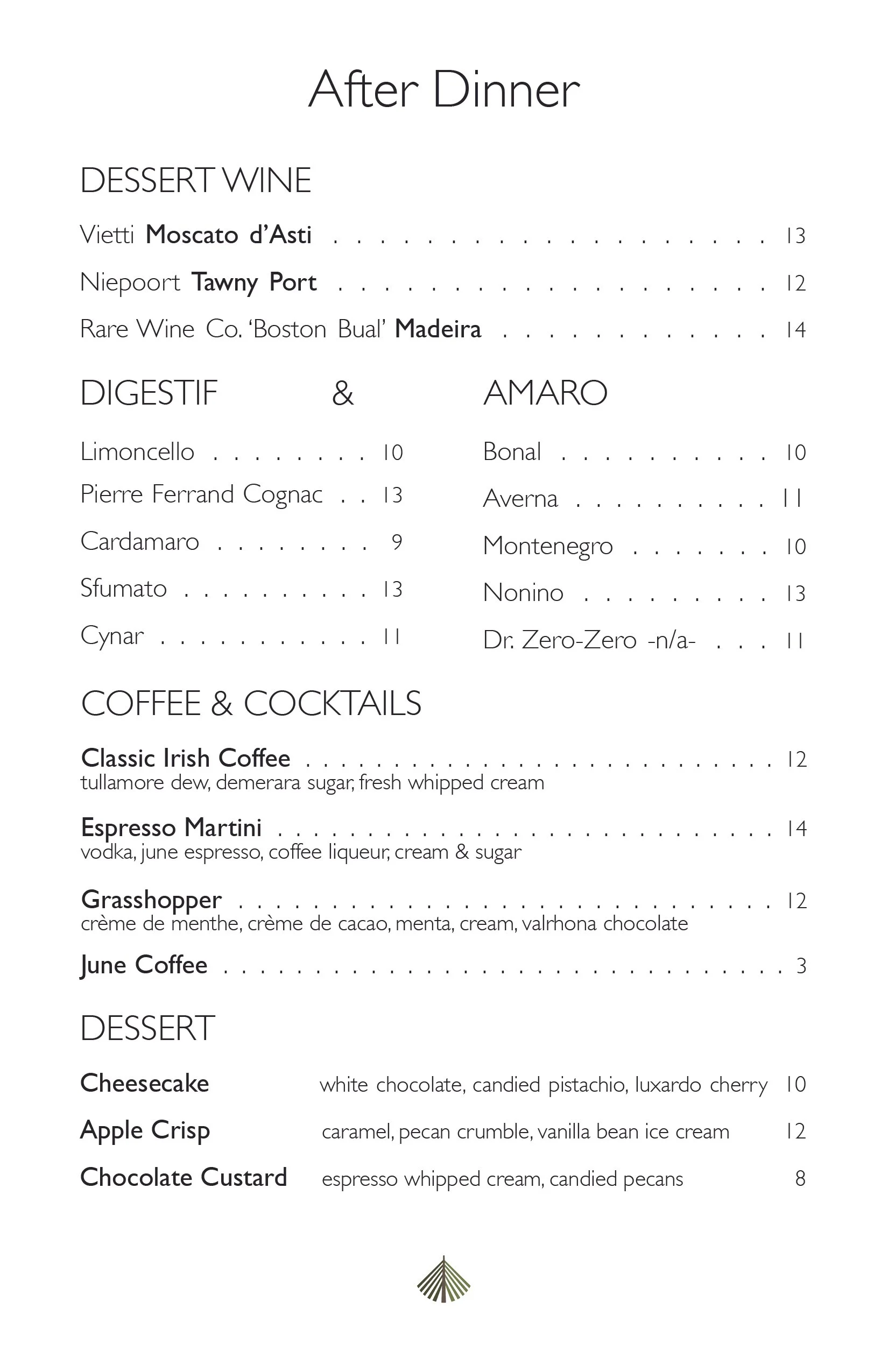 Menus — WOODEN CITY BIRMINGHAM
