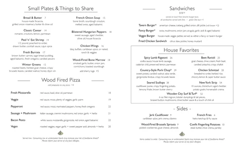 Menus — WOODEN CITY BIRMINGHAM