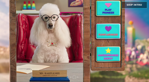 an interactive online toy store for Walmart — Clancy Fink Creative Director