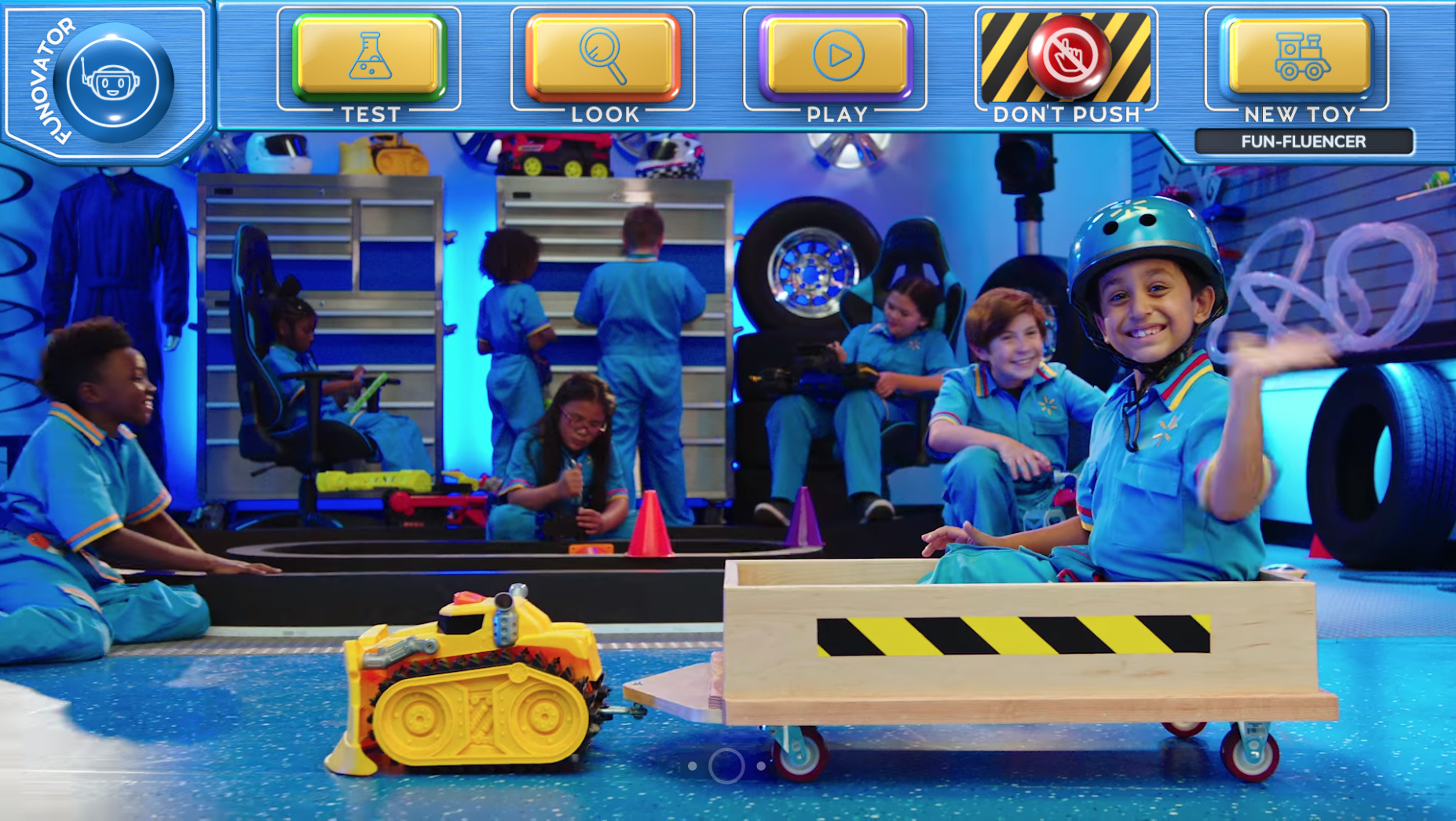 an interactive online toy store for Walmart — Clancy Fink Creative Director