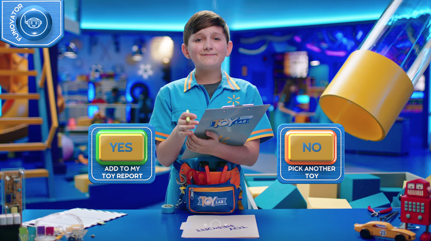 an interactive online toy store for Walmart — Clancy Fink Creative Director