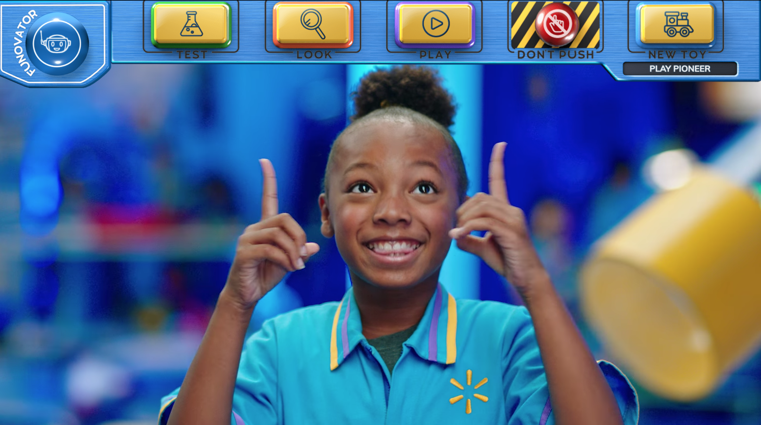 an interactive online toy store for Walmart — Clancy Fink Creative Director