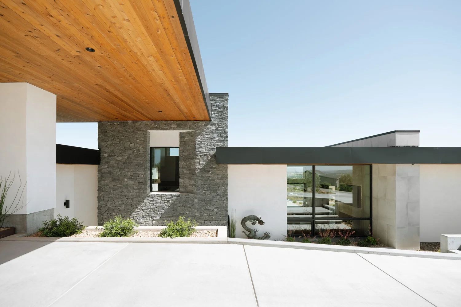 CONTEMPORARY HILLSIDE — HONEYCOMB HOME DESIGN
