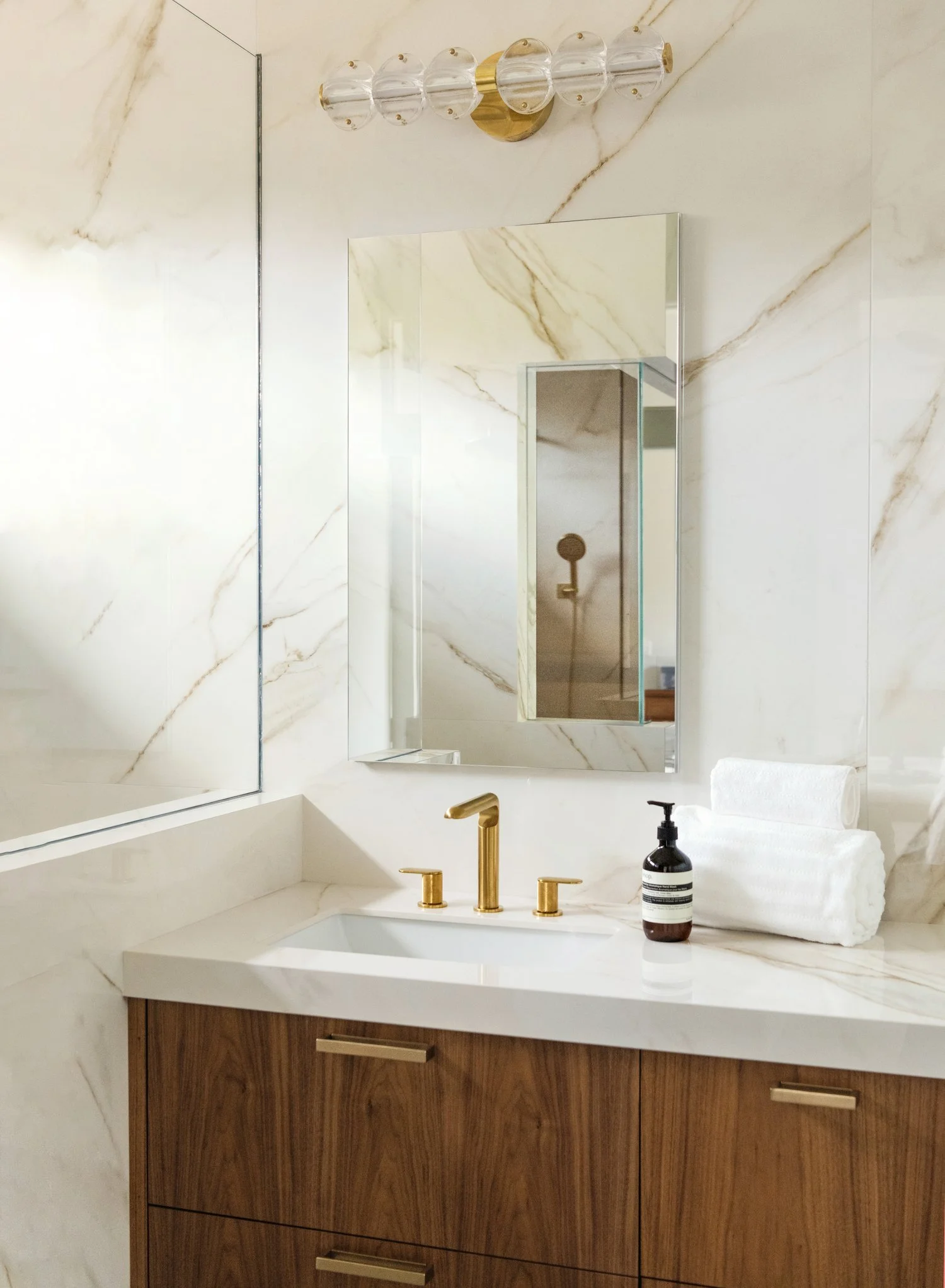 Calacatta Retreat Primary Bathroom Remodel | Luxury Spa Bathroom Design ...