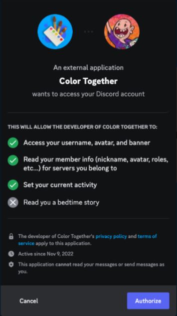Color together Discord playguide — Funday Games