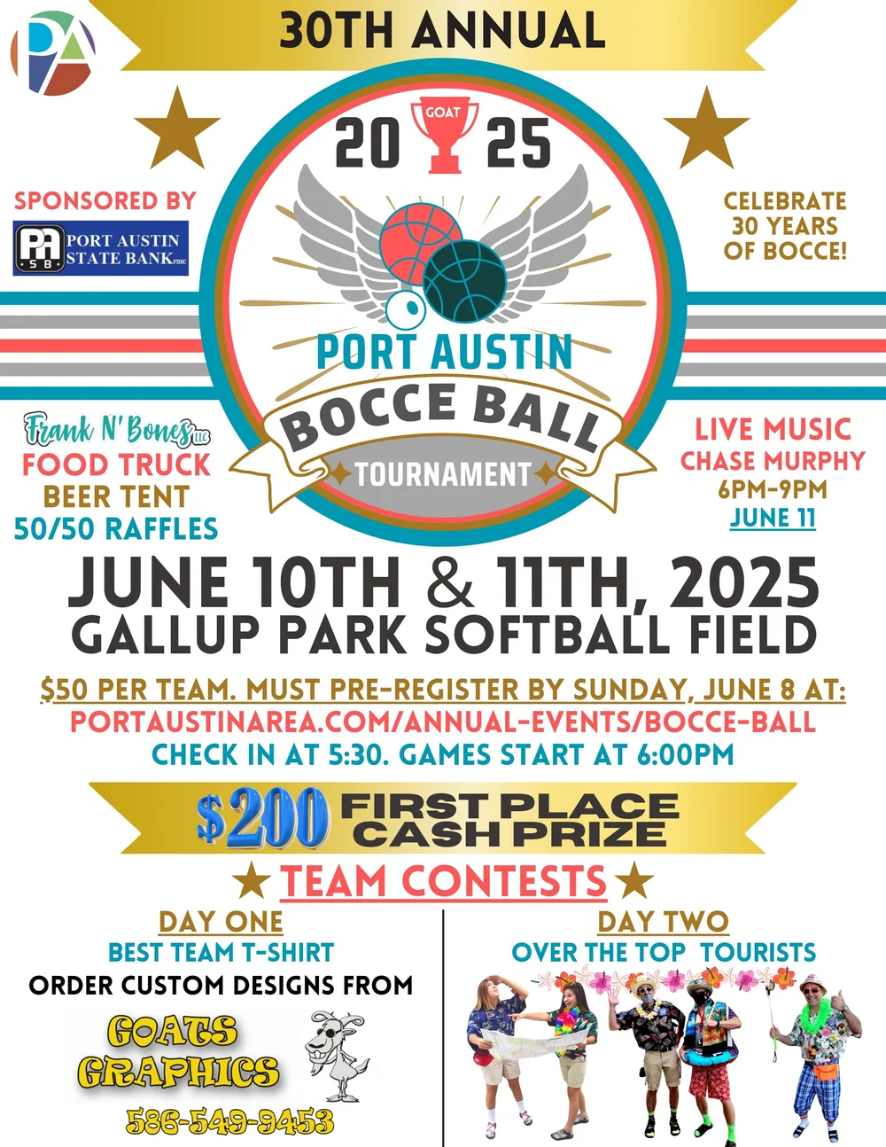 Bocce Ball Tournament — Greater Port Austin Area Chamber of Commerce