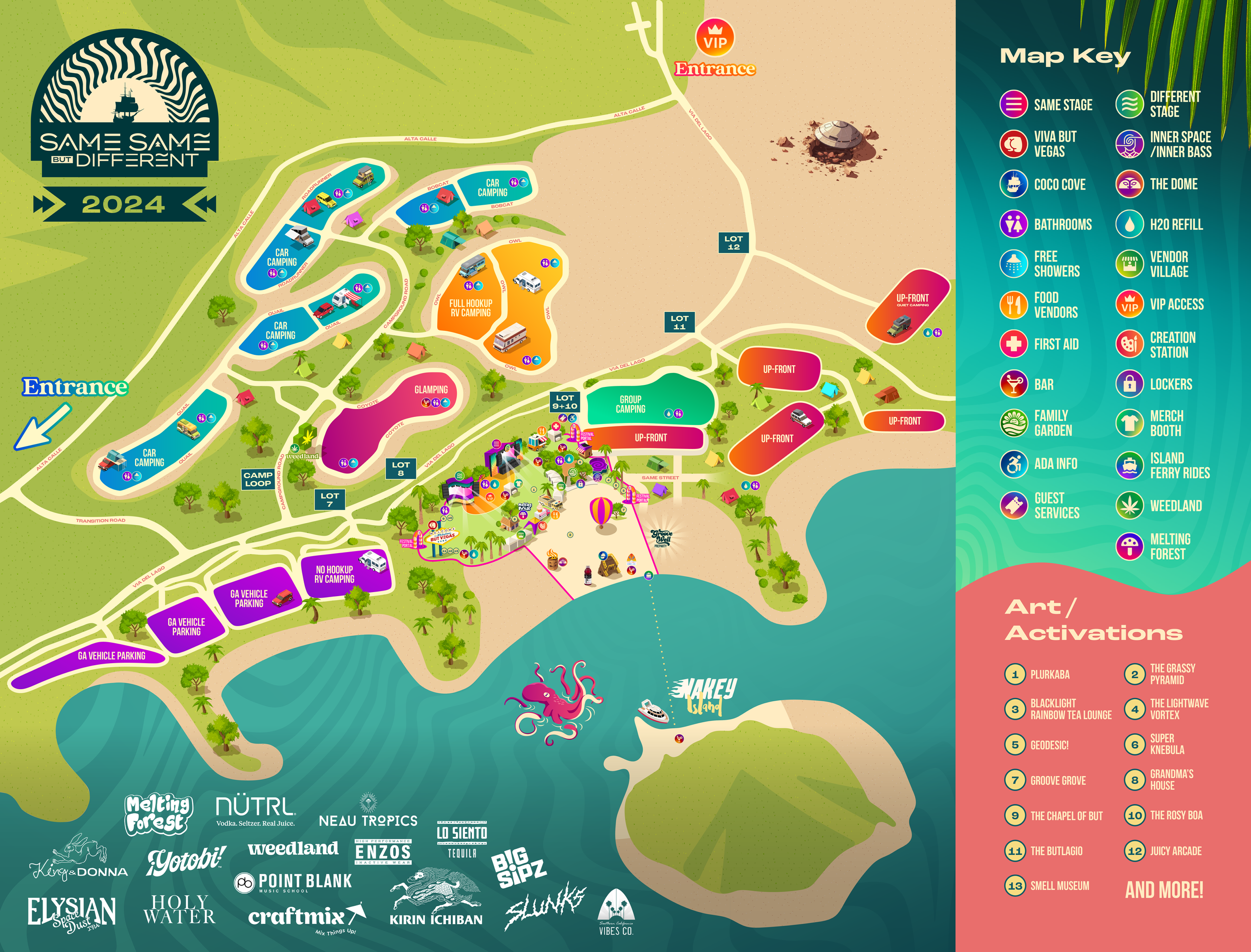 Mapa Del Camping Del Lago Perris Untitled