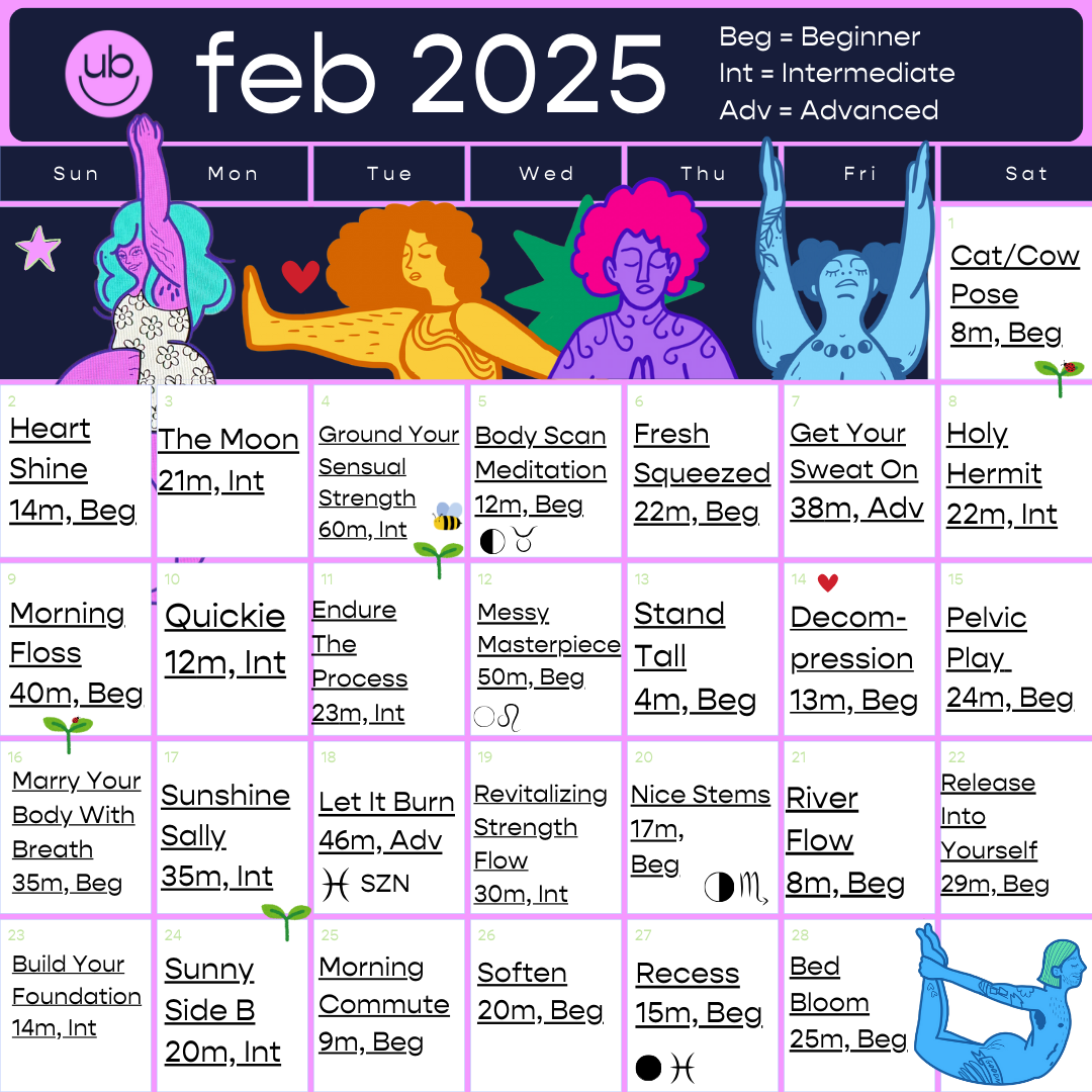 February Yoga for Self-Love: Move, Reflect, and Set Intentions — The ...
