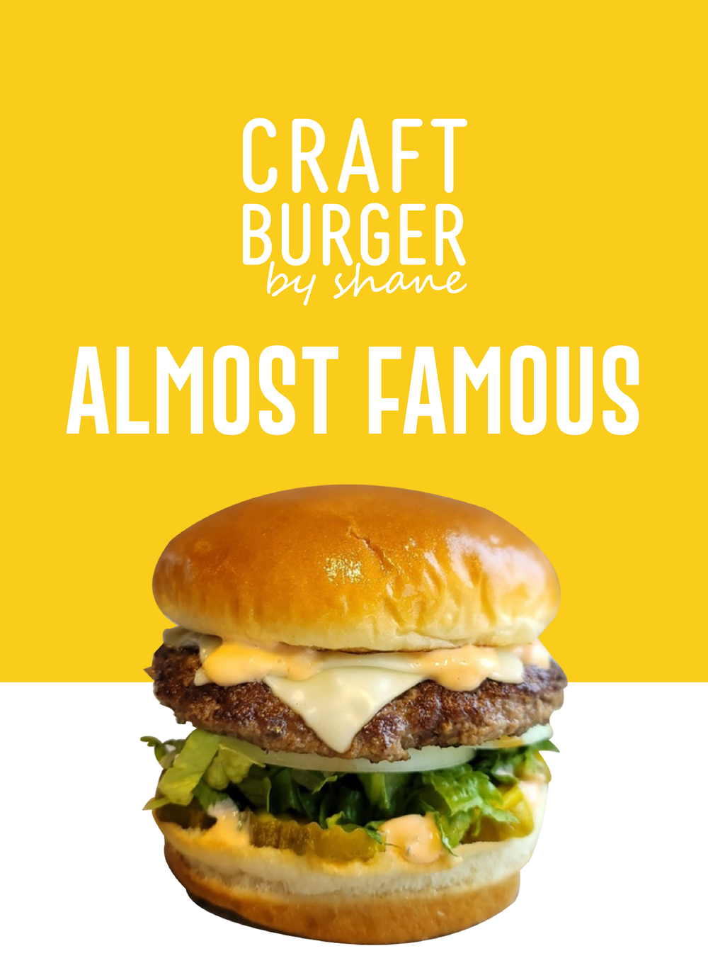 Our Menu — Craft Burger by Shane