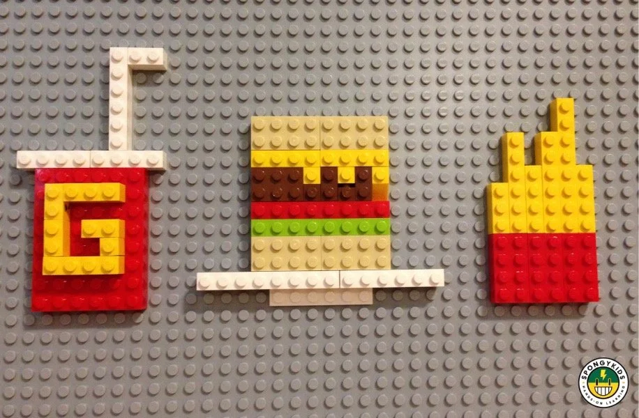 Building Your Favorite Food with LEGO Bricks — SPONGYKIDS — SPONGYKIDS