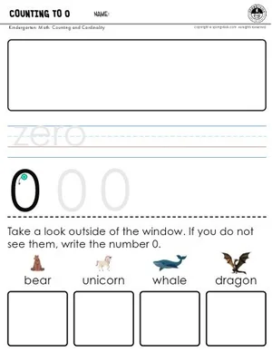 Counting to 0 and 1 | Counting to 10 for Kids — SPONGYKIDS