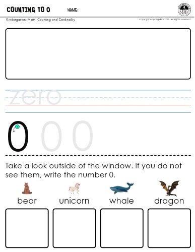 Counting to 0 and 1 | Counting to 10 for Kids — SPONGYKIDS