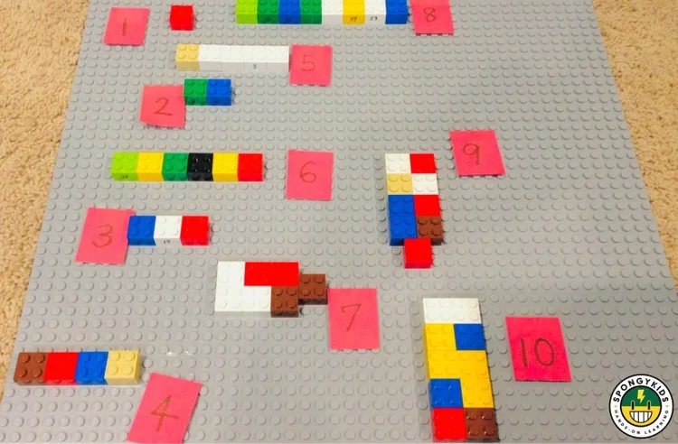 Fun Math Activities for Kids:Counting Numbers with LEGO Bricks ...