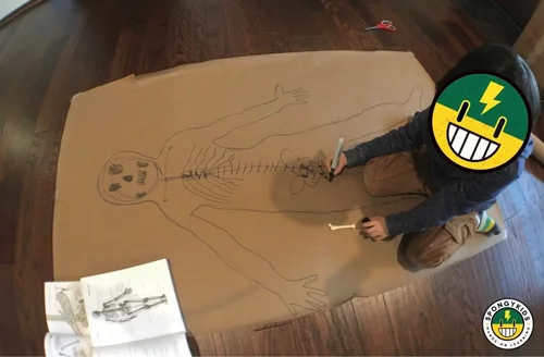 Body Tracing: Learn About the Human Body with Kids | Activity for ...