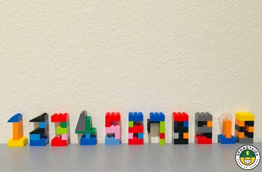 Counting to 10 with LEGO Brick Cars | Early Math — SPONGYKIDS