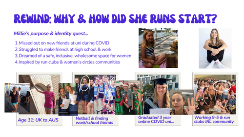 About — She Runs