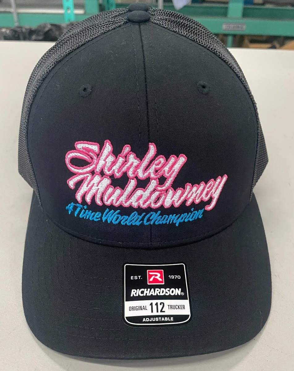 Black 4 Time Champion Cap — Shirley Muldowney Racing