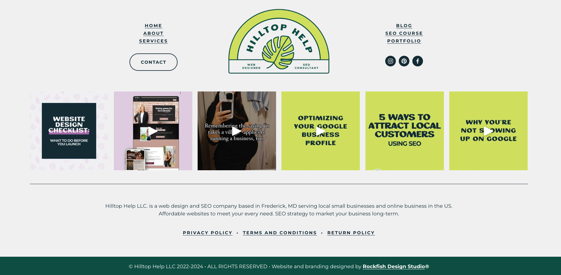 Home Page Layout Tips and What to Avoid — Hilltop Help
