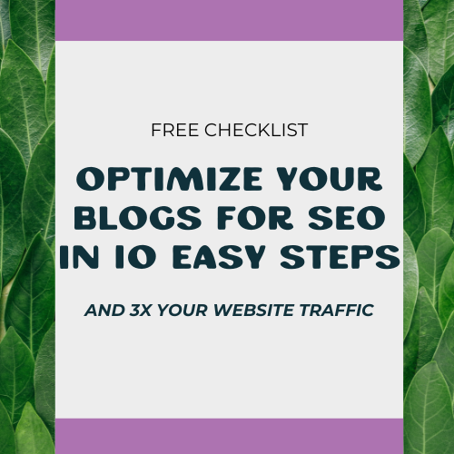 Blog SEO Checklist — Hilltop Help