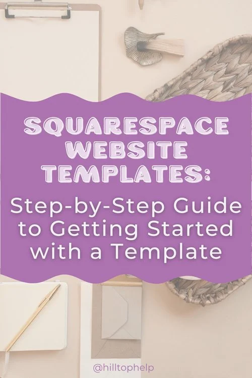 How Website Templates Work | Customizing Your Squarespace Template ...