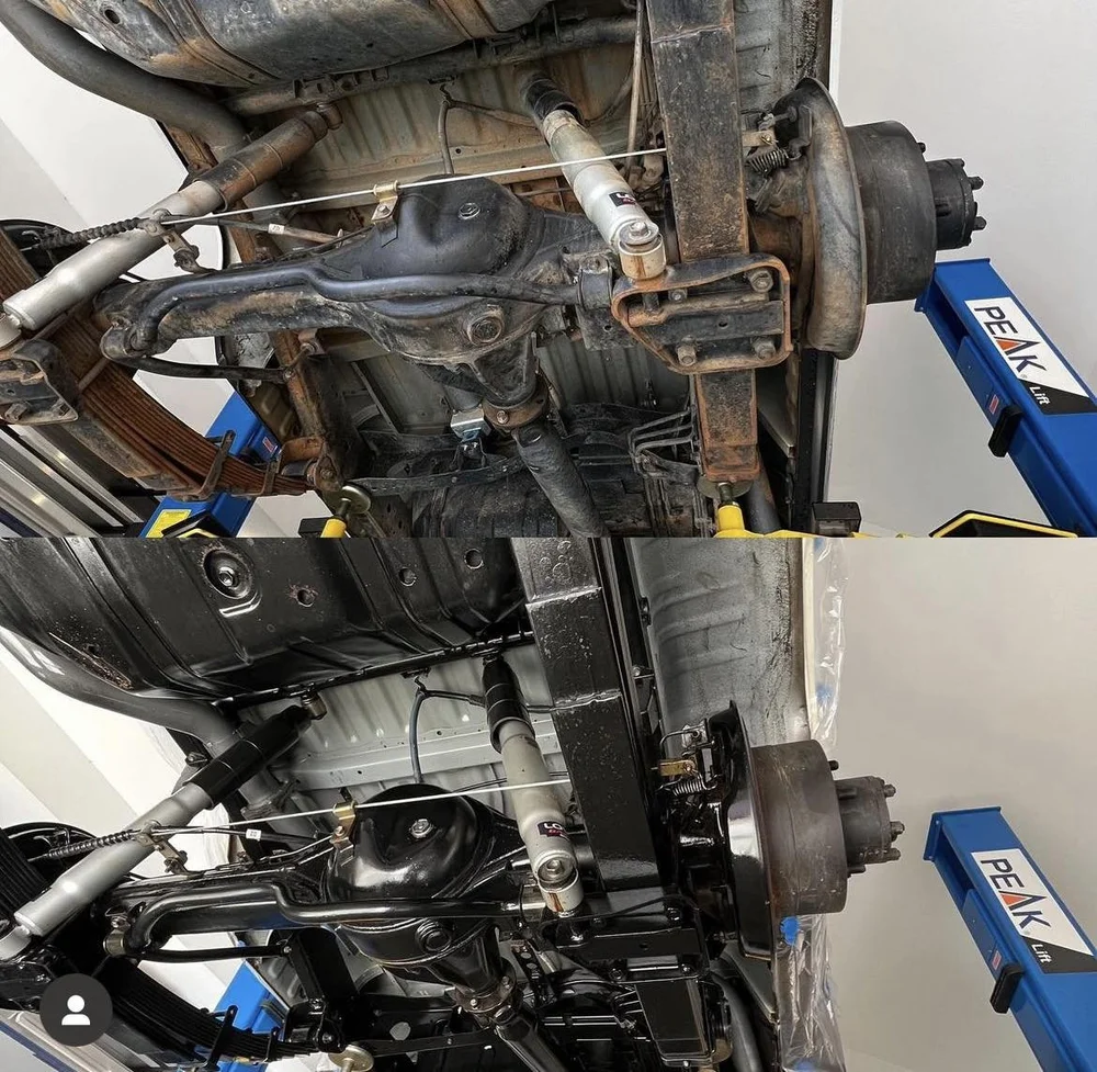 Car underbody rust removal — GroundUp Mobile Sandblasting