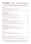 MENUS — Bar Infinita