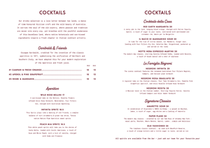 MENUS — Bar Infinita