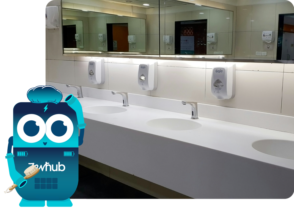 Washrooms — Zevhub - Charging vehicles and drivers