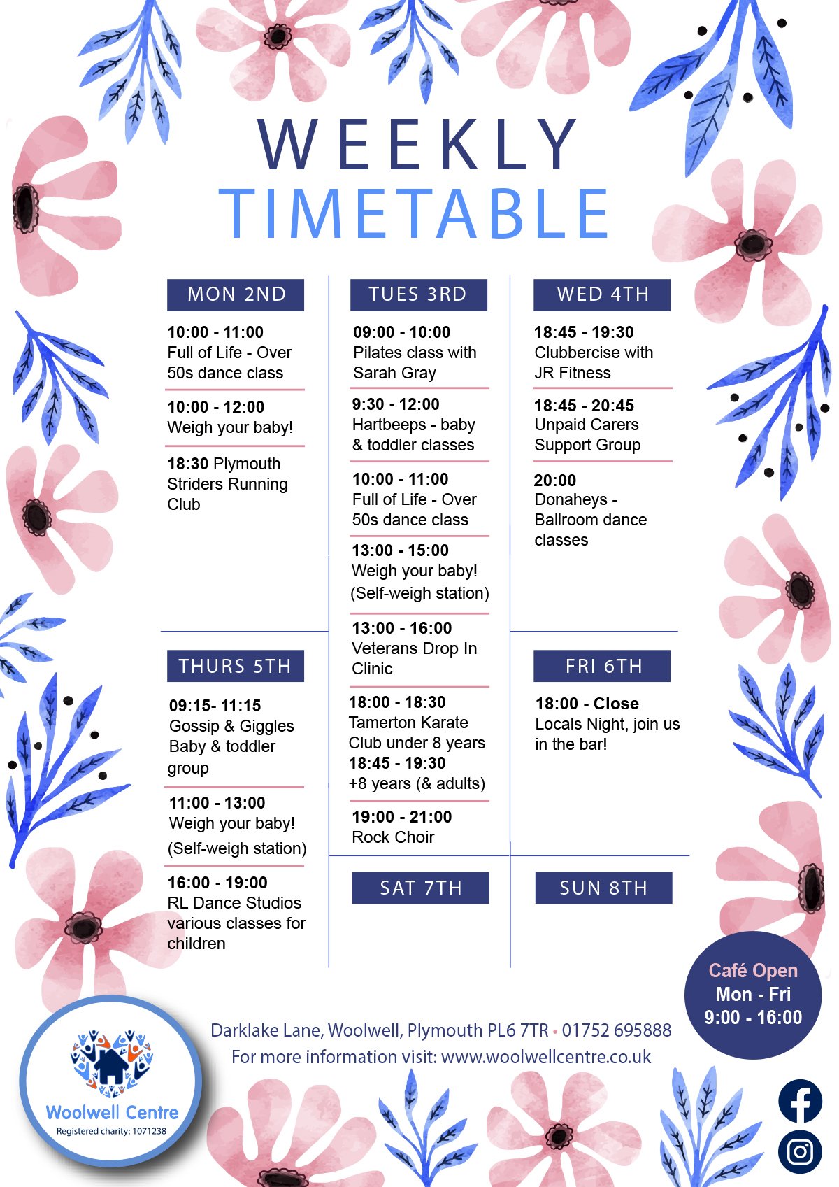 Classes — Woolwell Centre