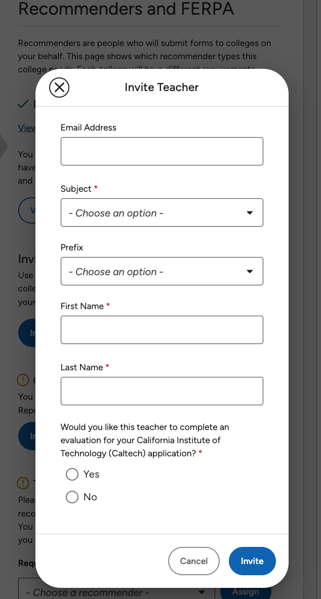 How to submit letters of recommendations through Common App — CollegeBound