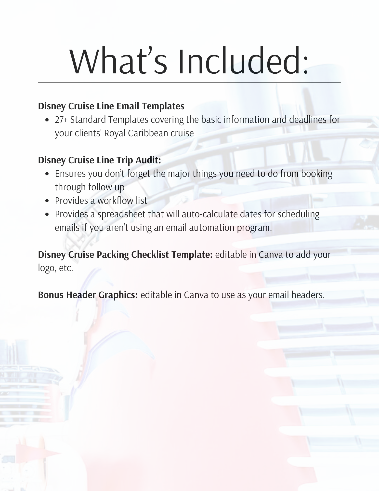 Cruise Line Email Templates — Travel Agent Email Templates — Journeys ...