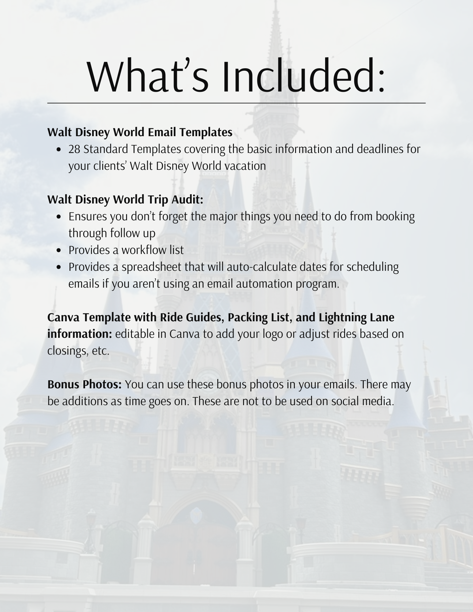 Walt Disney World Travel Agent Starter Bundle — Journeys By Linda