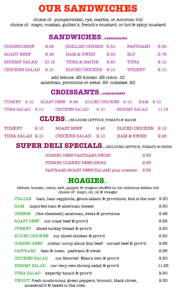 Menu (Copy) — Snuzzles