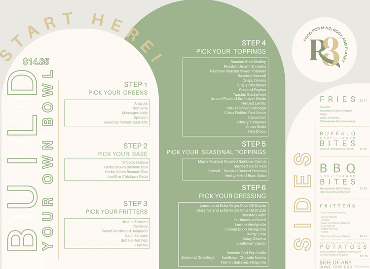 Rooted3 Innovative Plant Based Fare