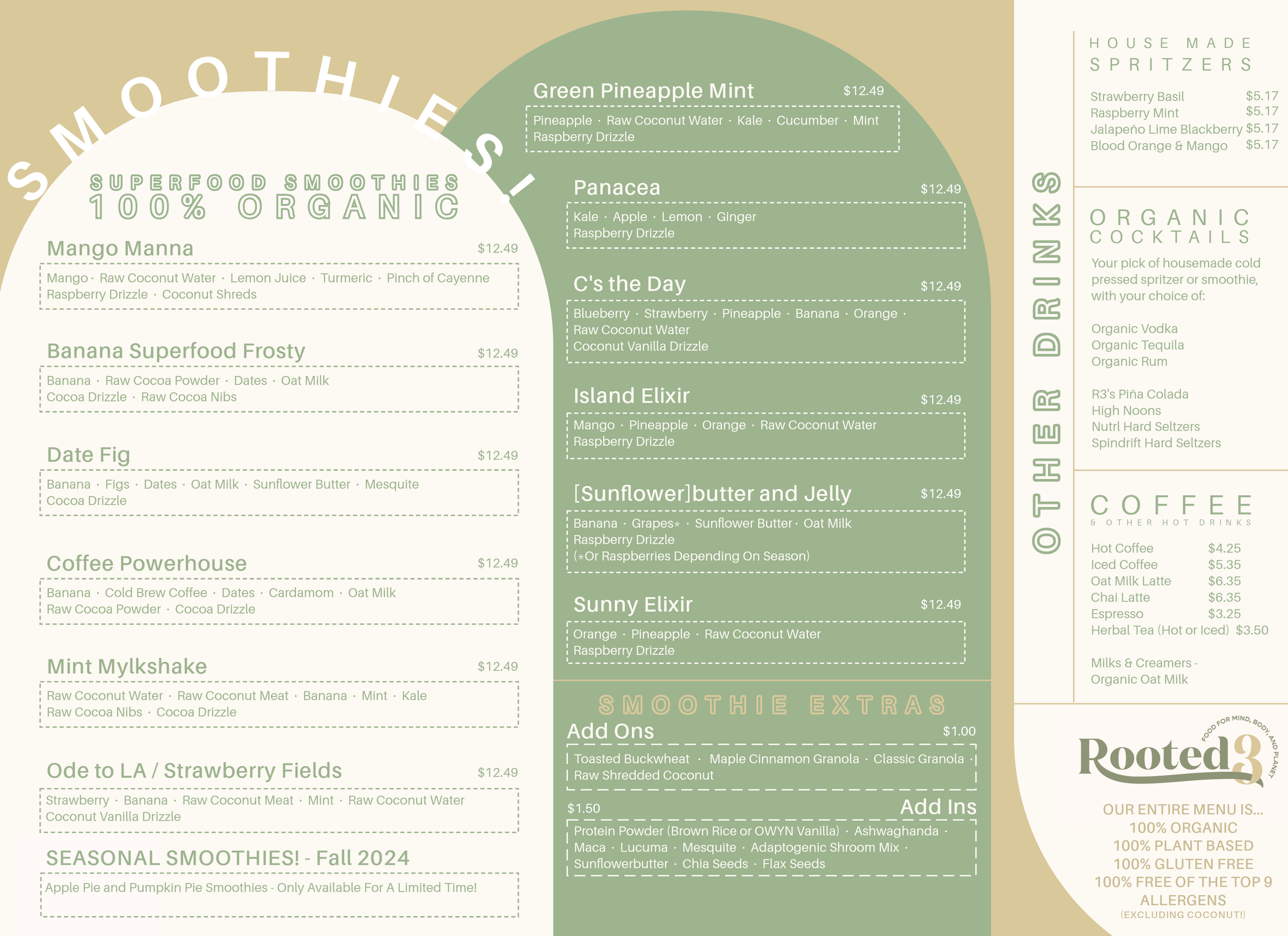 Rooted3 Innovative Plant Based Fare